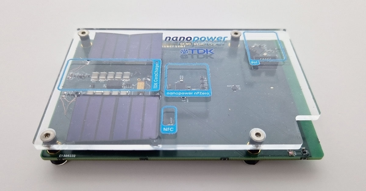 Nanopower | nPZero and TDK CeraCharge demonstrator